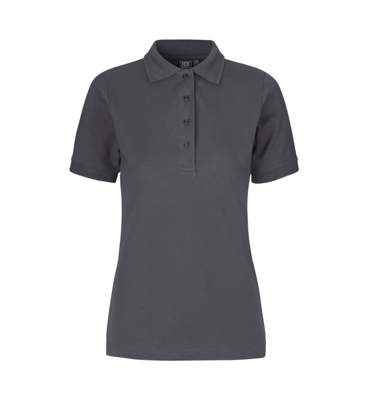 ID Identity Poloshirt 0321 Dame Koks grå, str. XS | Carl Ras