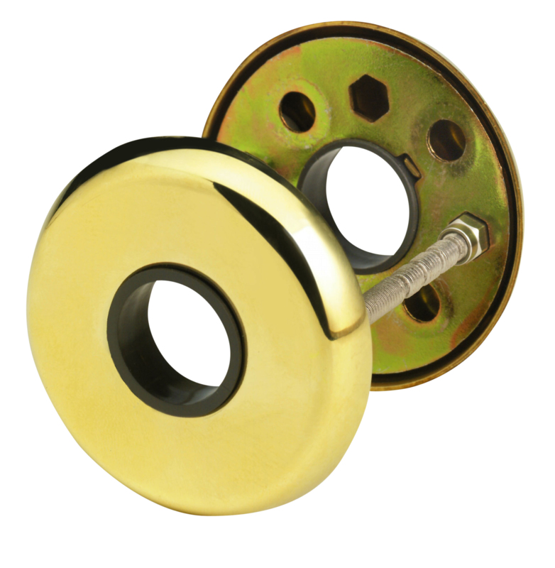 Assa Abloy Rosetter mess Ø50mm klips cc30/34mm 34-68mm 313 | Carl Ras